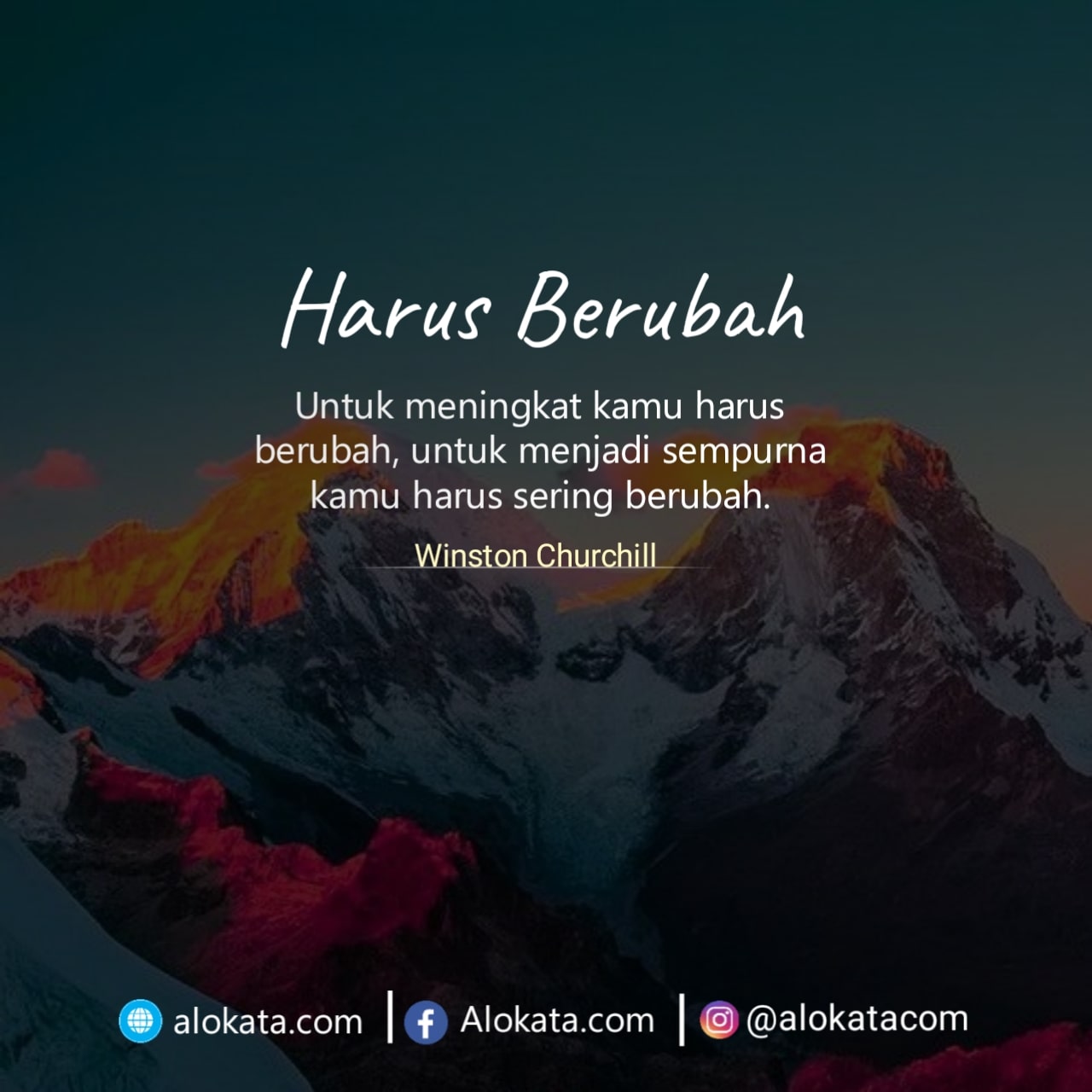 43+ Kata Bijak Tentang Berubah dan Perubahan yang Inspiratif | Alokata.Com